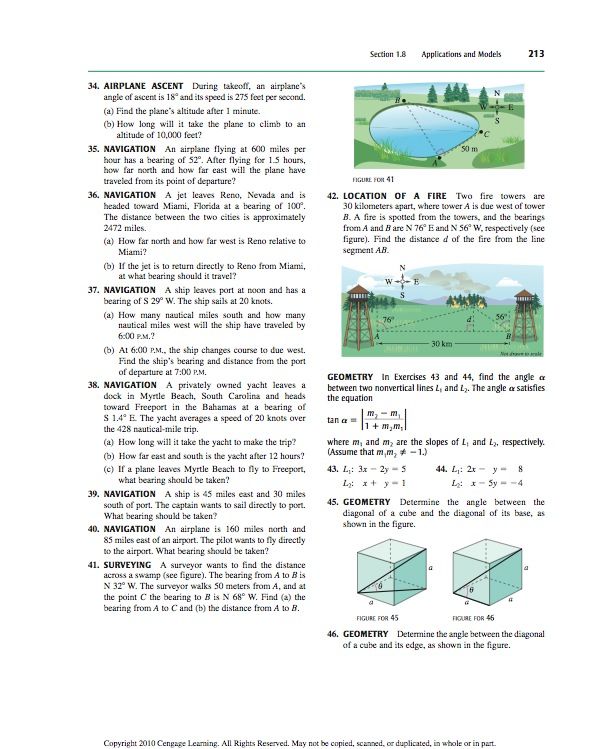 Online Trigonometry Class Final Exam Complete Solutions